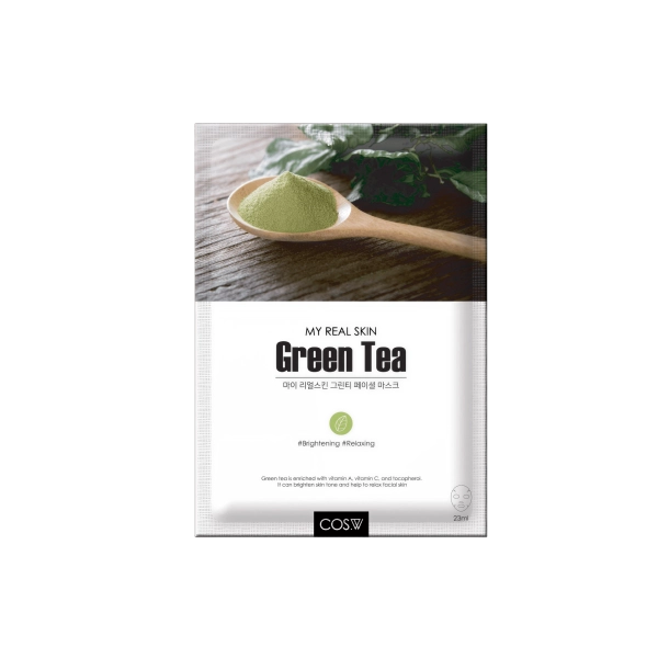 My Real Skin Face Mask ( Green Tea ) | Cloud Nine